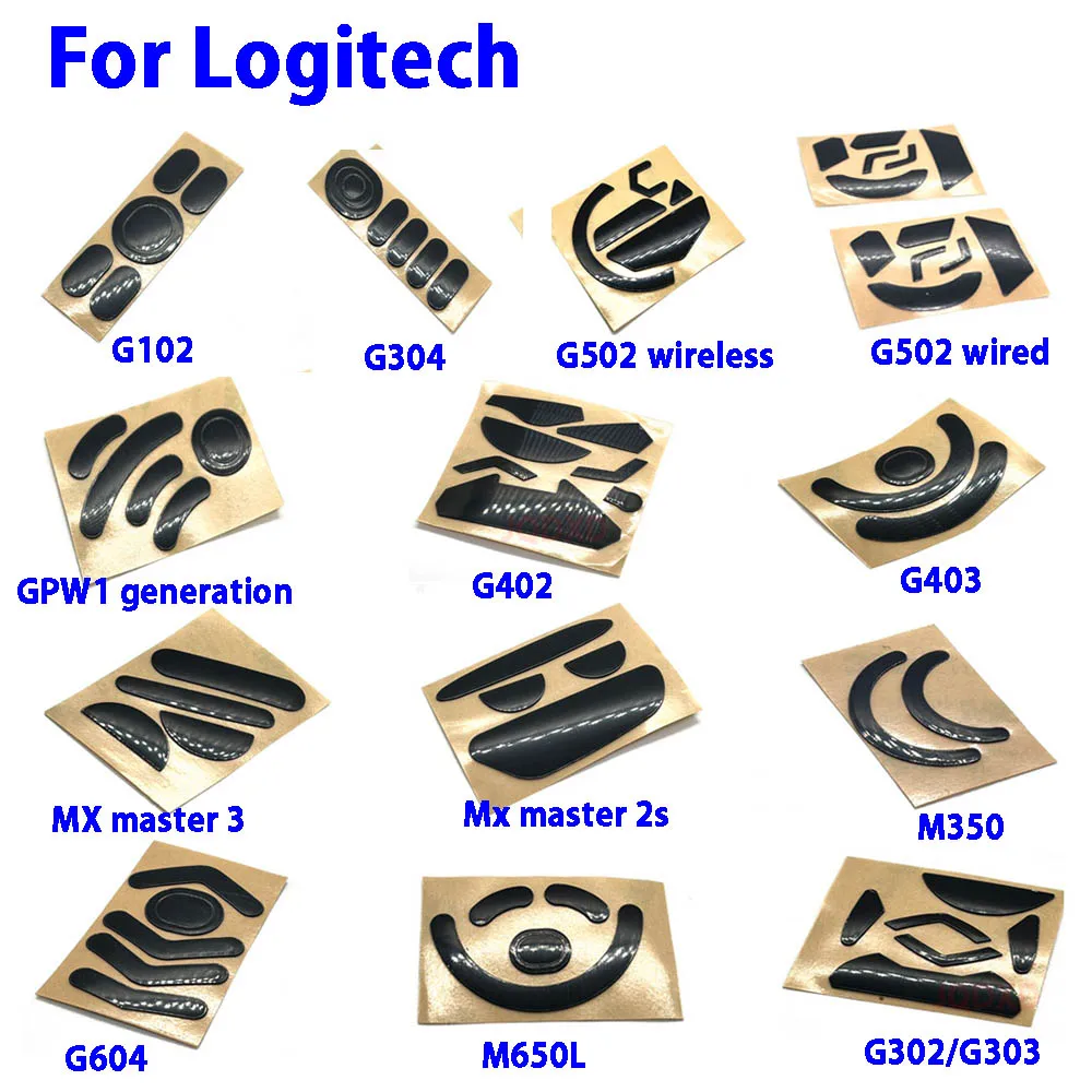 100Set-Mouse-Feet-Glide-Sticker-Curve-Edge-Skates-For-Logitech-G102 ...