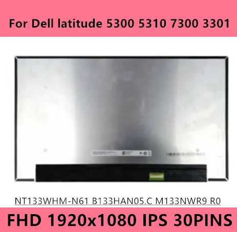 13.3" Matrix Nt133whm-n61 B133han05.c M133nwr9 R0 Fhd 1080p Ips For ...