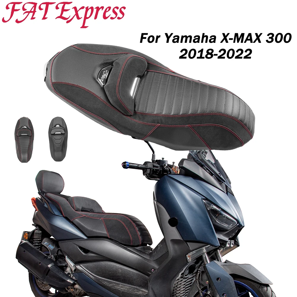 For-Yamaha-X-MAX-XMAX-300-Complete-Seat-Pillion-Cover-Front-Rider-and ...
