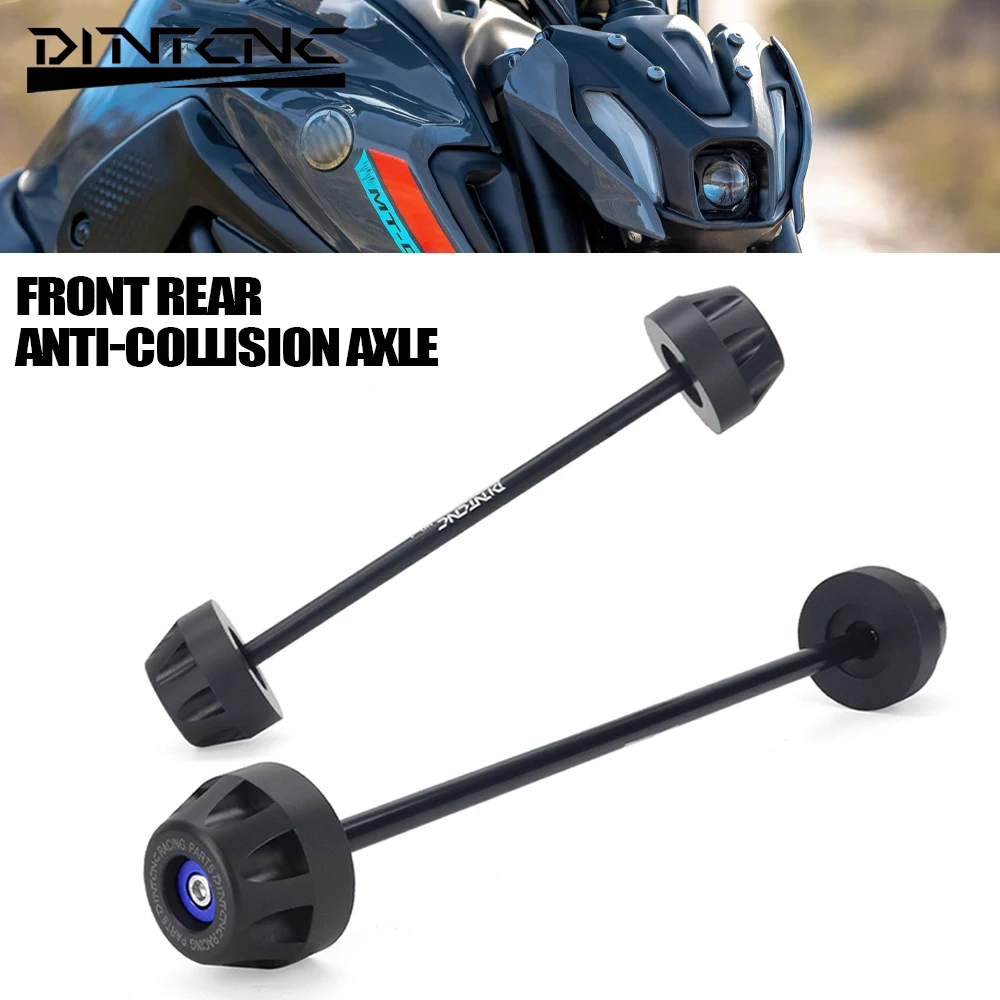 Front-Rear-Axle-For-YAMAHA-MT07-FZ07-XSR700-Motorcycle-Wheels-Anti ...