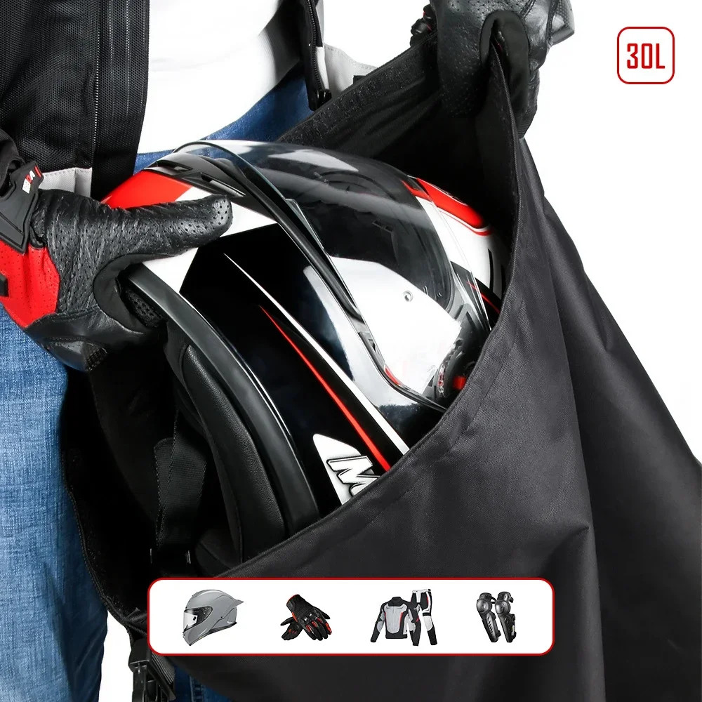 Motorbike-Helmet-Bag-Waterproof-Combination-Lock-Anti-Theft-Luggage ...