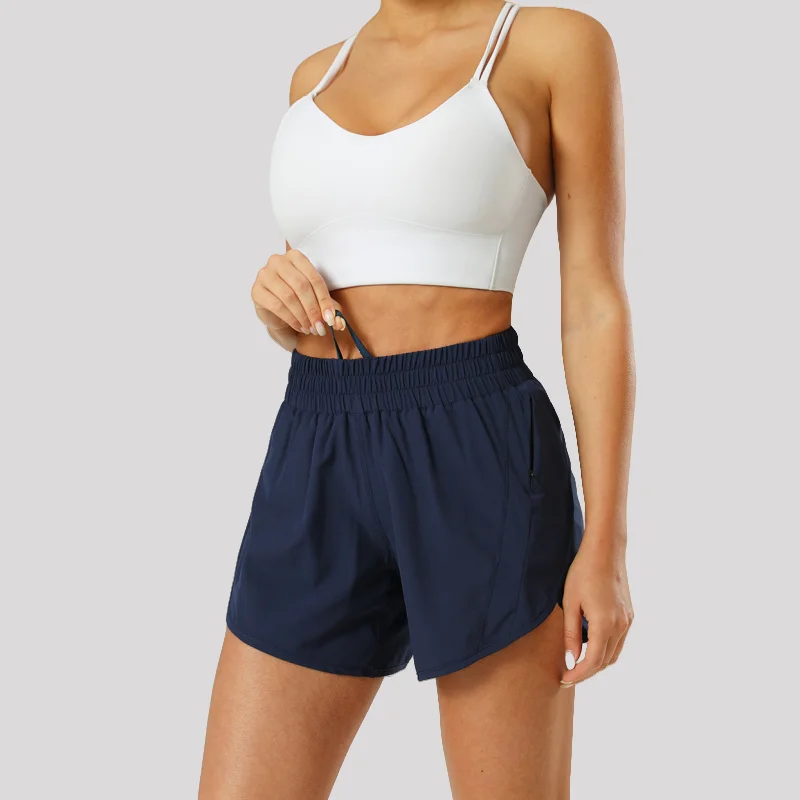 Women-s-Gym-Short-Pant-with-Pockets-Fitness-Running-Sports-Shorts-Quick ...