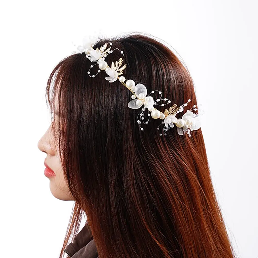 1/2/5PCS Elegant Sweet Flower Wreath for Girls Hair Accessory Bride ...