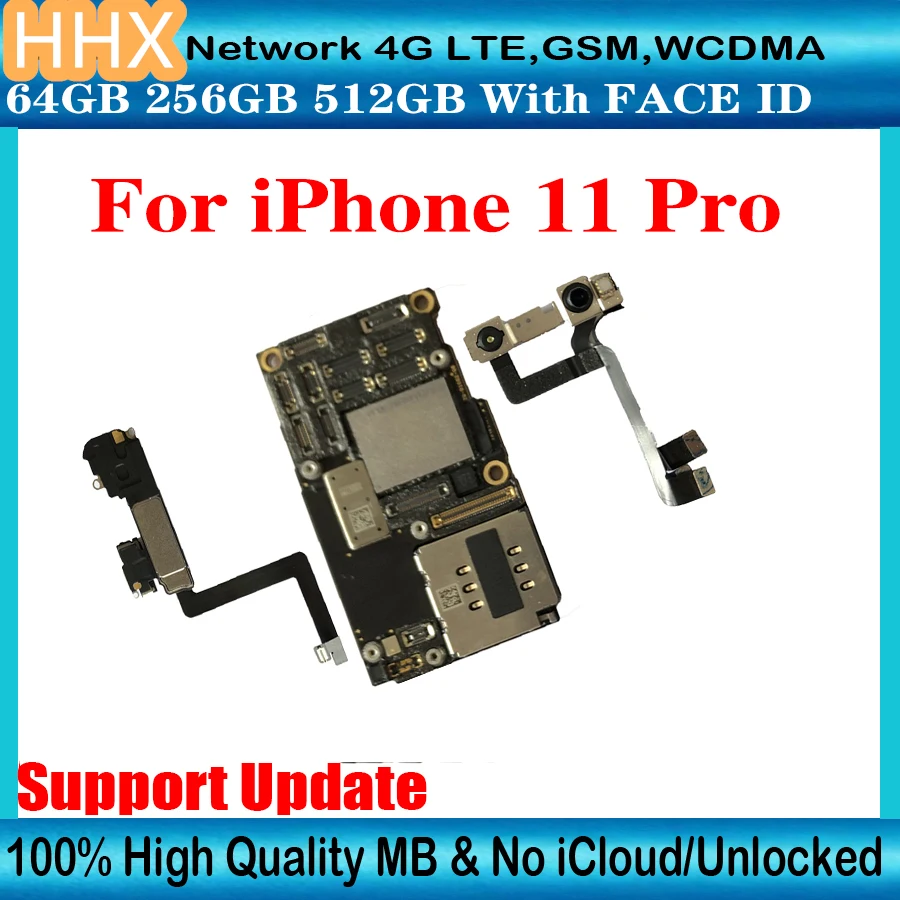 Clean iCloud For iPhone 11 Pro Max Motherboard With Face ID Original ...