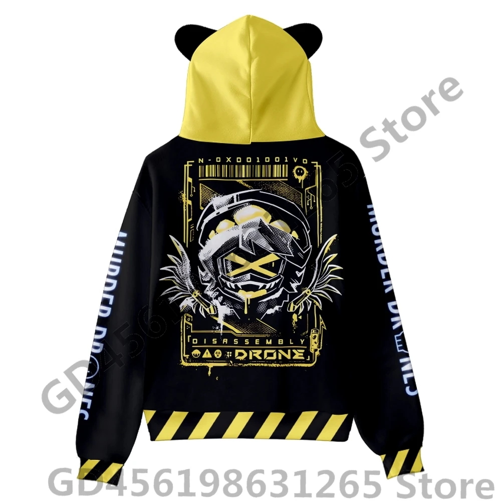 Sudadera-con-capucha-con-orejas-de-gato-Y2K-Y2K-MURDER-DRONES-Best ...
