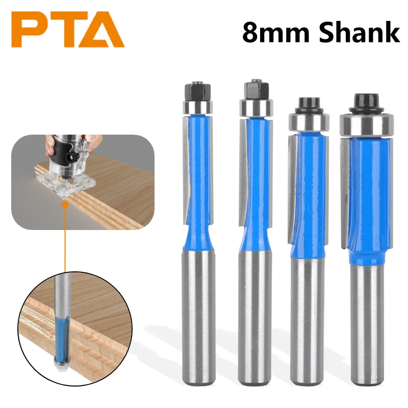 PTA-8MM-Shank-Flush-Trim-Bit-Router-Bit-Woodworking-Milling-Cutter-For ...