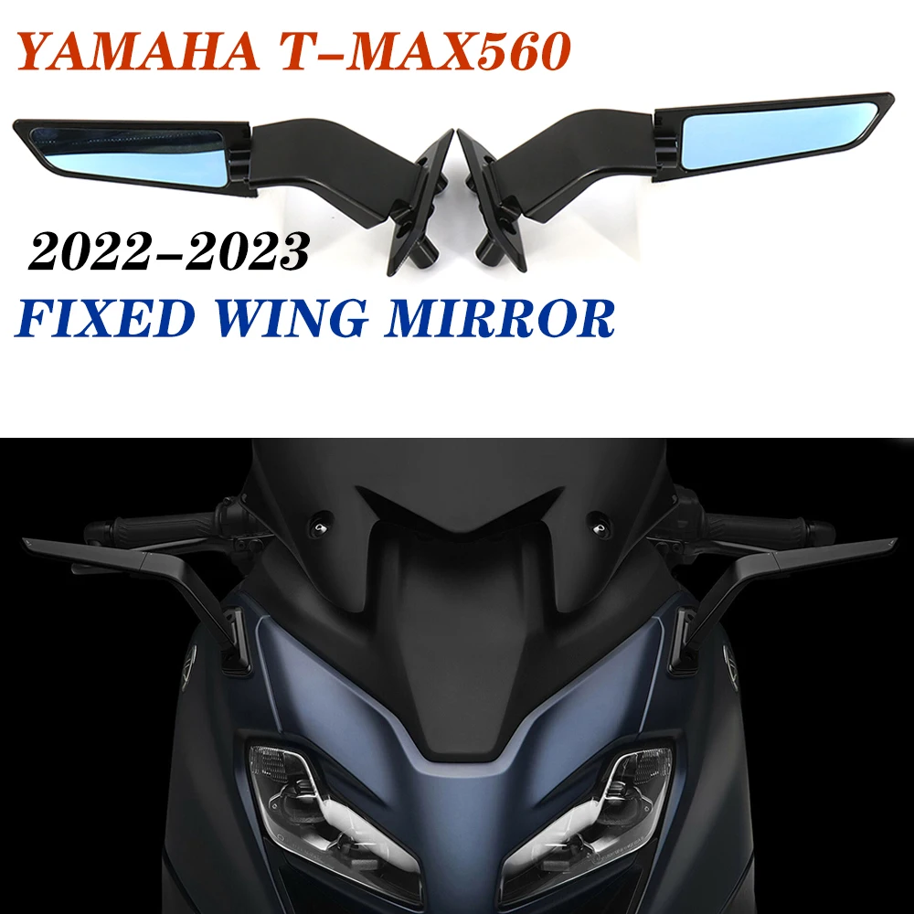 TMAX560 Motorcycle Rearview Mirror Adjustable Winglet Mirror For YAMAHA ...