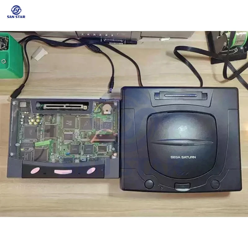 Saroo-Dedicated-Transparent-Saturn-Game-Console-New-DIY-SS-Diskless ...