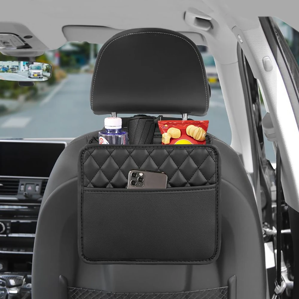 Car Backseat Storage Box Car Organizer Auto Waterproof Phone Pocket ...
