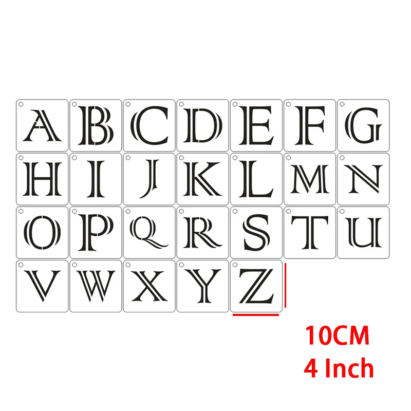 Stencil Letters Lowercase