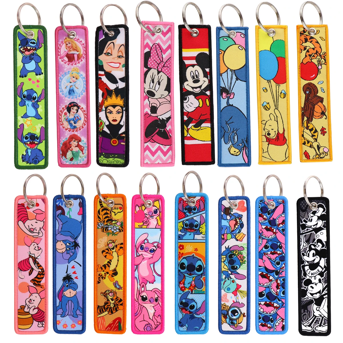 Cute-Alien-Cartoon-Embroidery-Key-Fobs-Evil-Queen-Key-Tags-Keychain-For ...