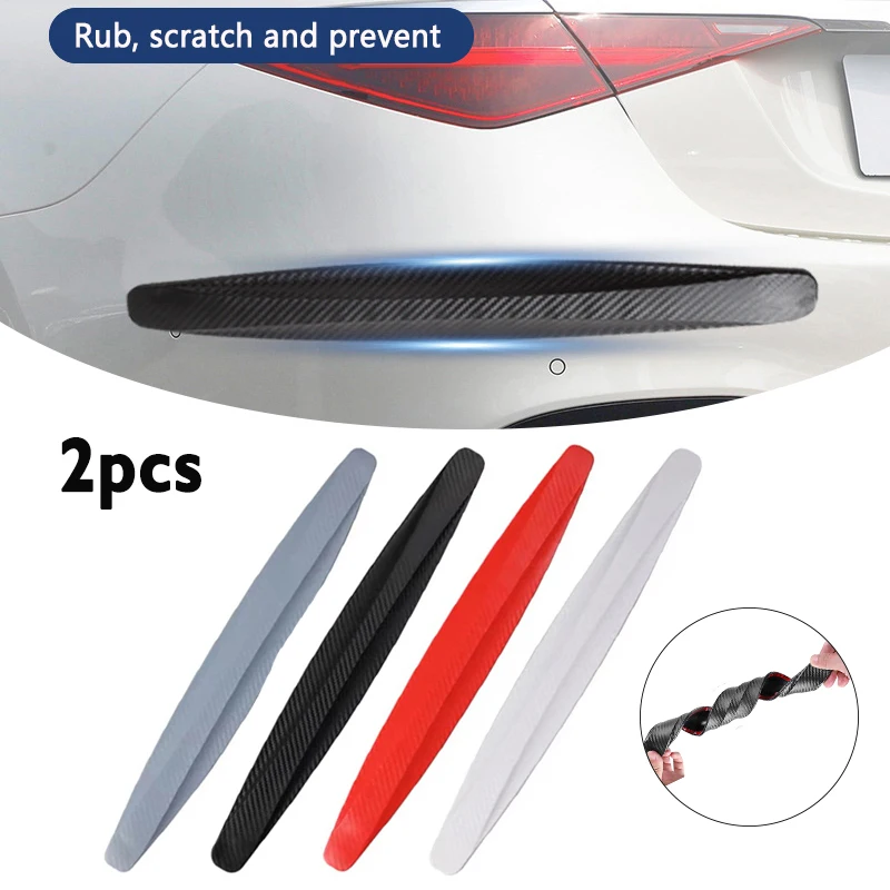 Car-Bumper-Protector-Strip-2pcs-Guard-Corner-Protection-Strips-Scratch ...