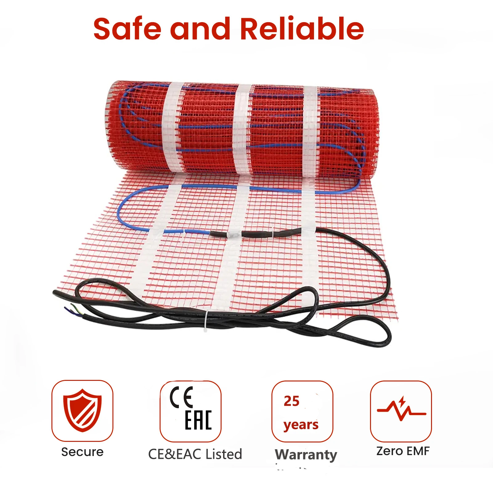 Warmmat-Electric-Radiant-Self-adhesive-Floor-Heat-Heating-Mat-1-8m2-The ...