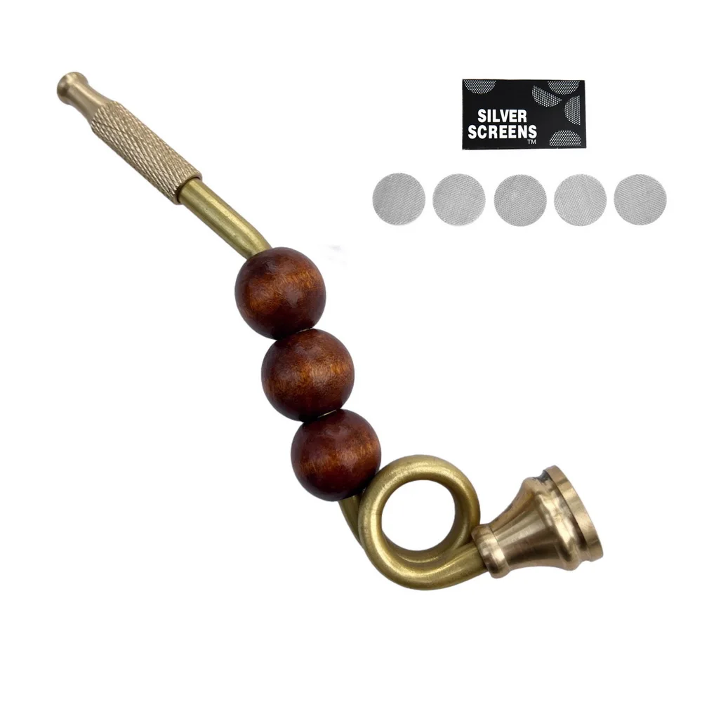 1pc-Unique-Detachable-Copper-Brass-Metal-Tobacco-Pipe-Smoking-Pipe-With ...