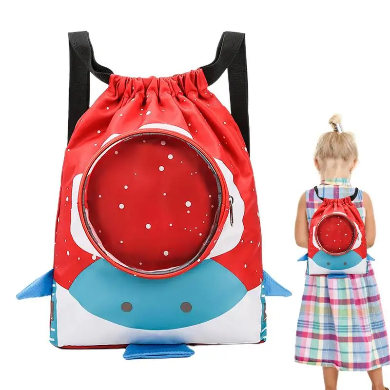 Kids-Beach-Bags-For-Girls-Astronaut-Cartoon-Beach-Bag-Backpack ...