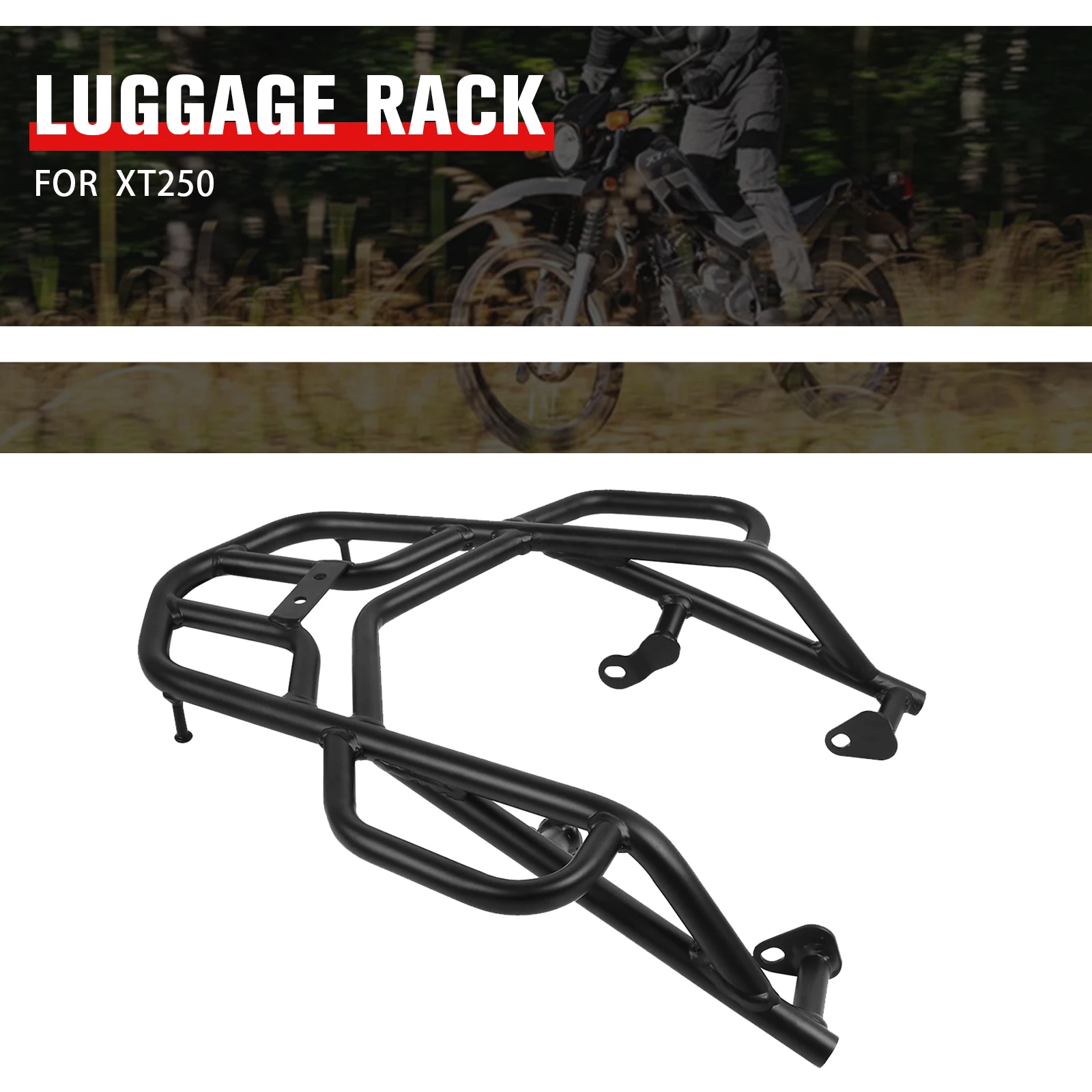 For YAMAHA XT250 XT 250 2008-2025 Motorcycle Rear Tail Rack Top Box ...