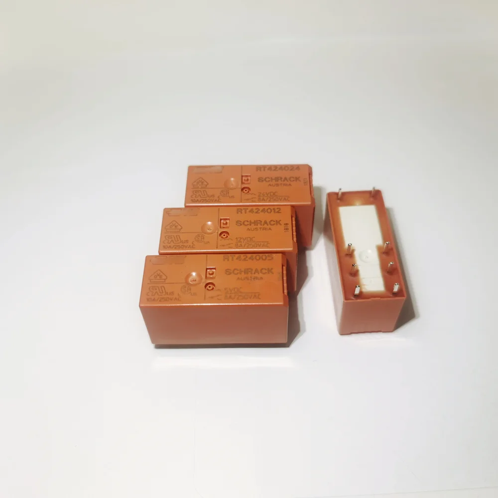 10PCS-Lot-Power-Relays-RT424005-RT424012-RT424024-RT424048-5V-12V-24V ...