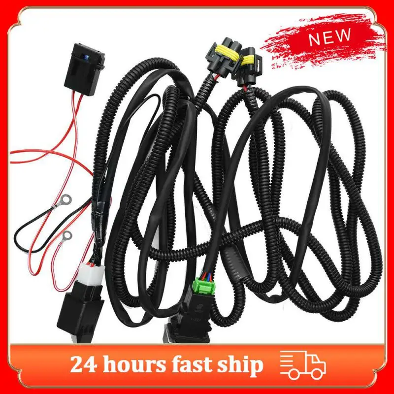 40A-Car-Fog-Lamp-Wiring-Harness-Socket-Wire-LED-Indicator-Switch-Relay ...