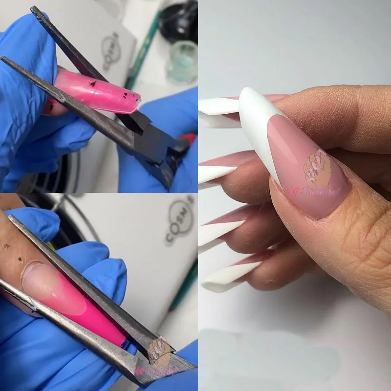 Acrylic-Nails-Pincher-Pinching-Tool-Clamp-Shaping-Tweezers-Extension ...