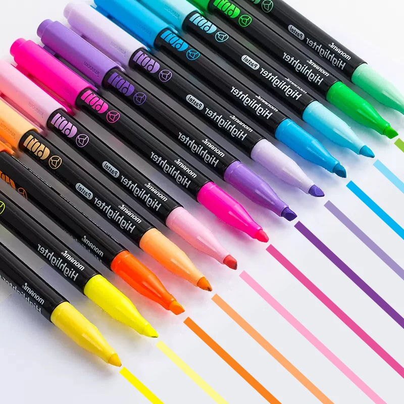 12Colors Highlighter Pen Fluorescent Markers Drawing Graffiti DIY ...