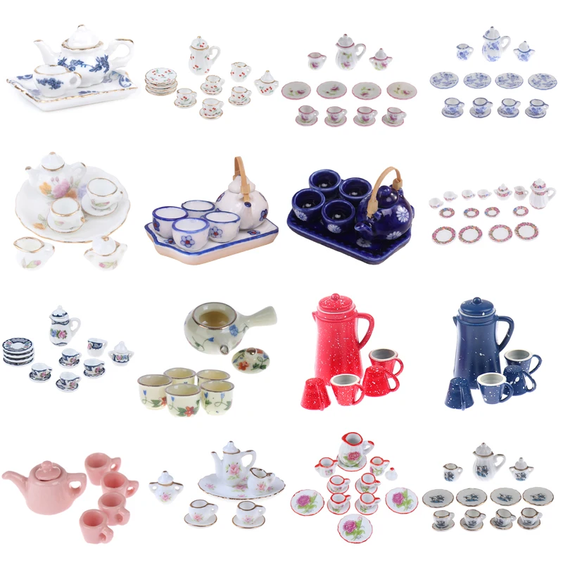 1Set-1-12-Dollhouse-Miniature-Accessories-Mini-Ceramics-Tea-Set ...