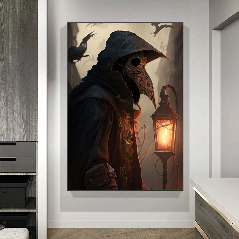 Steampunk Plague Doctor Art