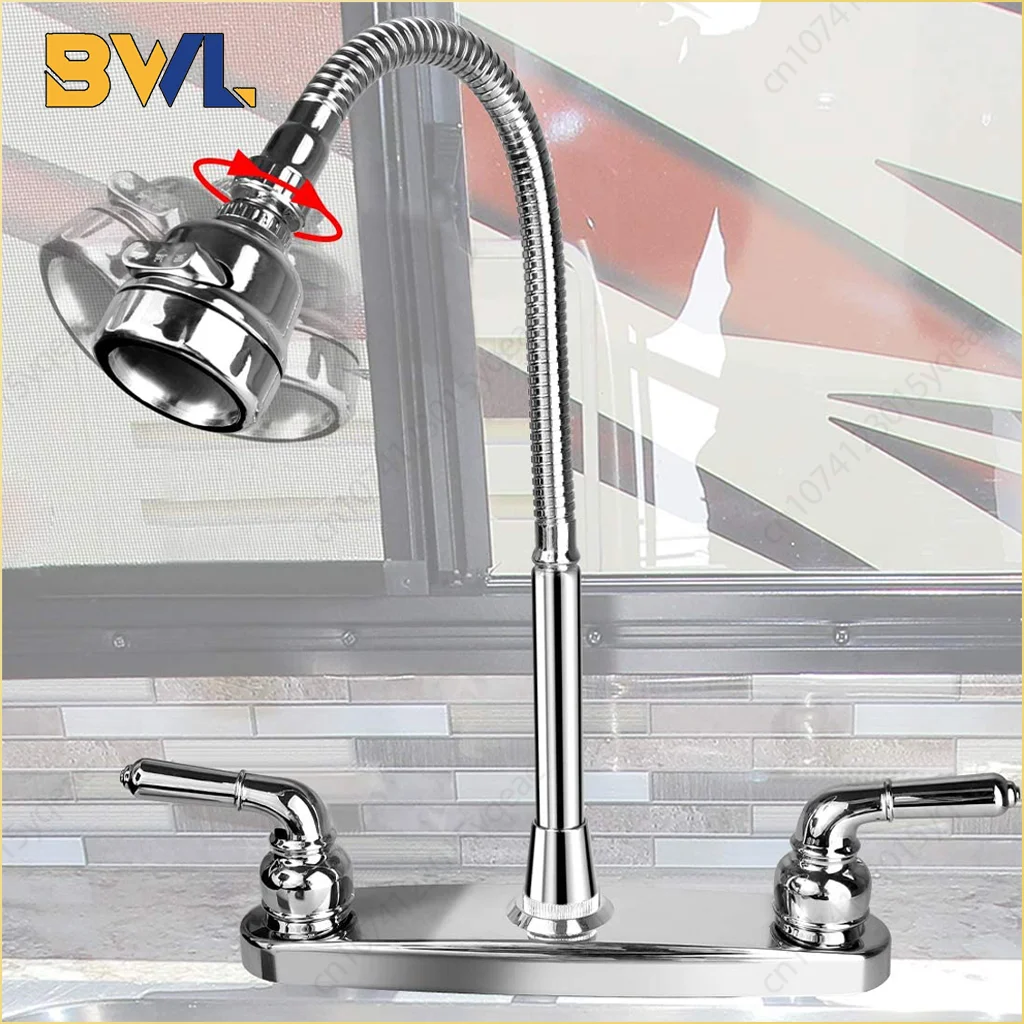 South-American-RV-Kitchen-Faucets-Dual-Port-Faucet-Kitchen-Splashproof ...