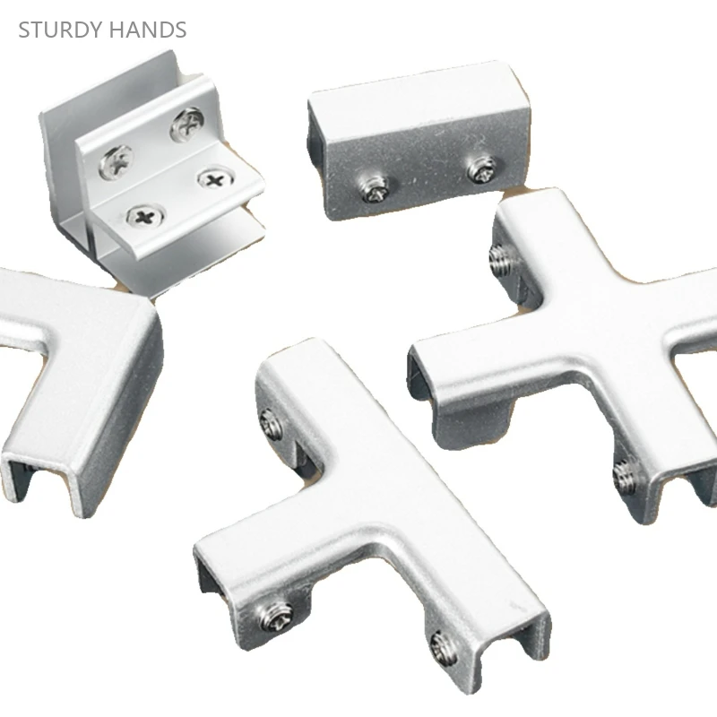 5PCS-aluminum-alloy-glass-ceramic-tile-fixing-clip-slot-flower-pot-clip ...