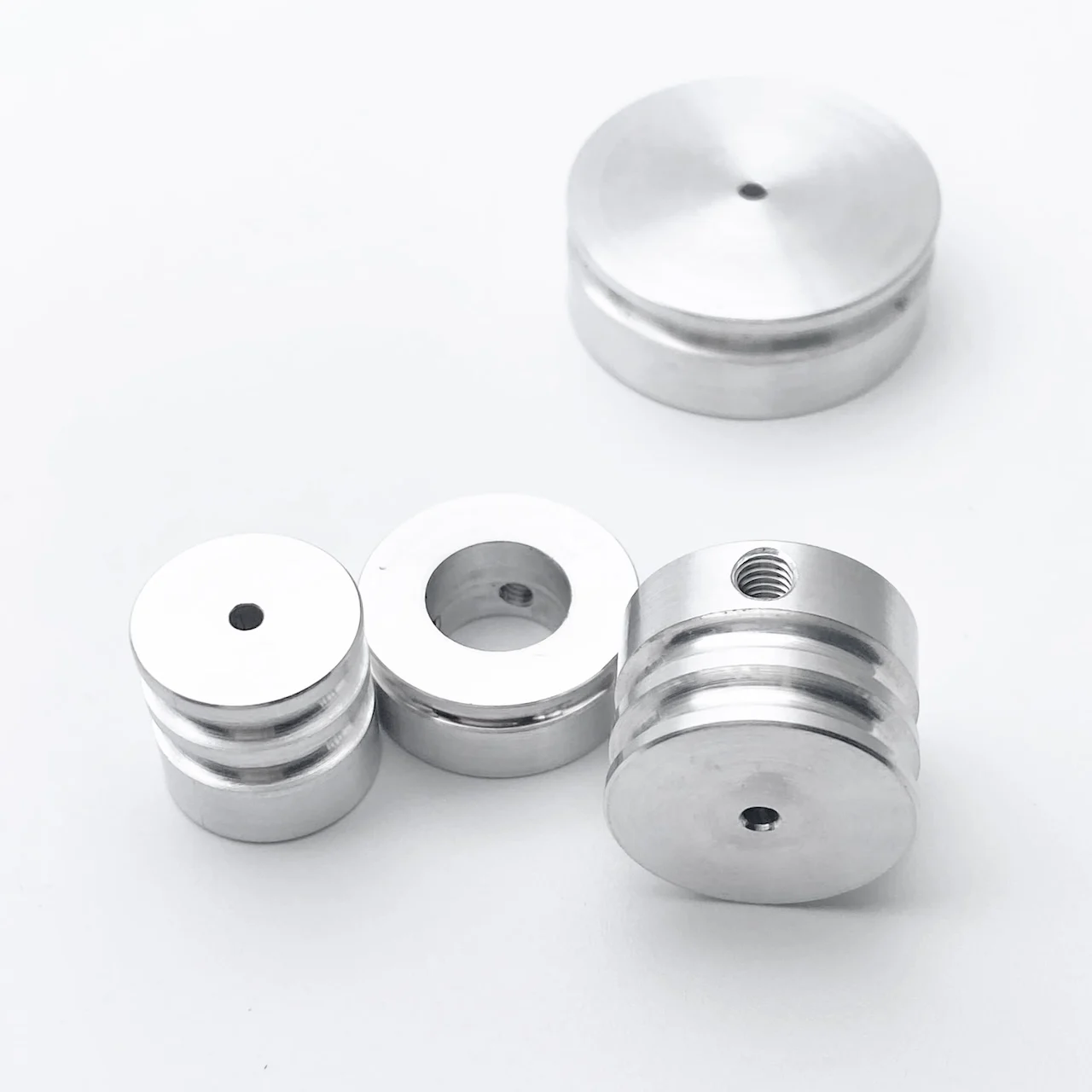 1PCS Circular Belt Pulley 2mm U-Groove Motor Pulleys Single/Double ...
