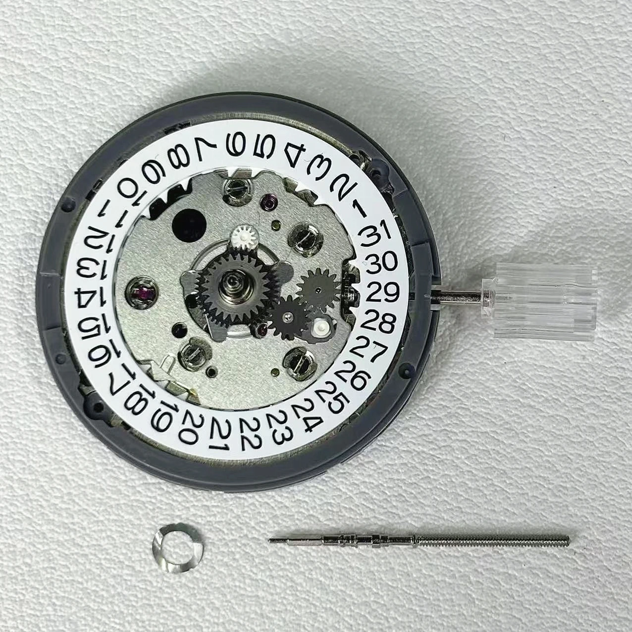 NH34 Movement White Calendar High Accuracy 24 Jewels NH34 Automatic ...