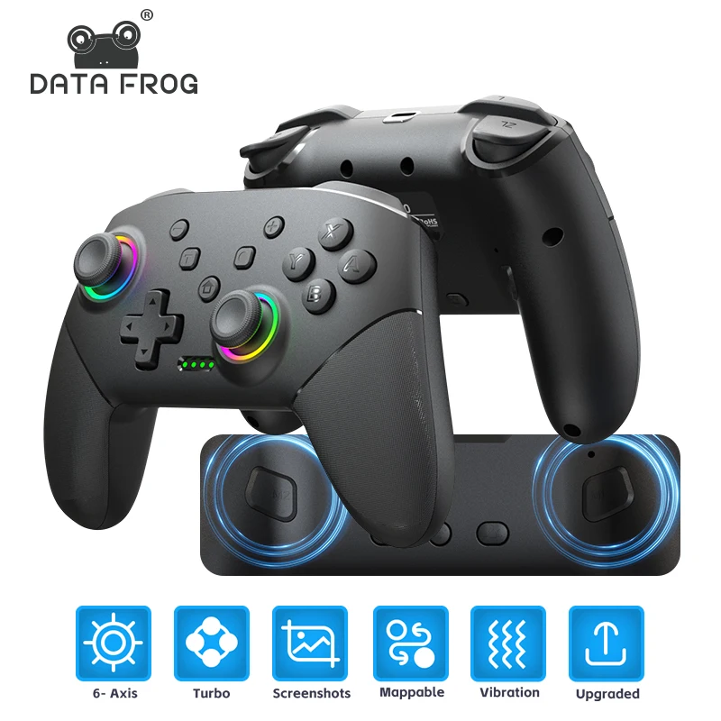 DATA-FROG-Controlador-Pro-Switch-Sem-Fio-OLED-Switch-Lite-Gamepad-para ...