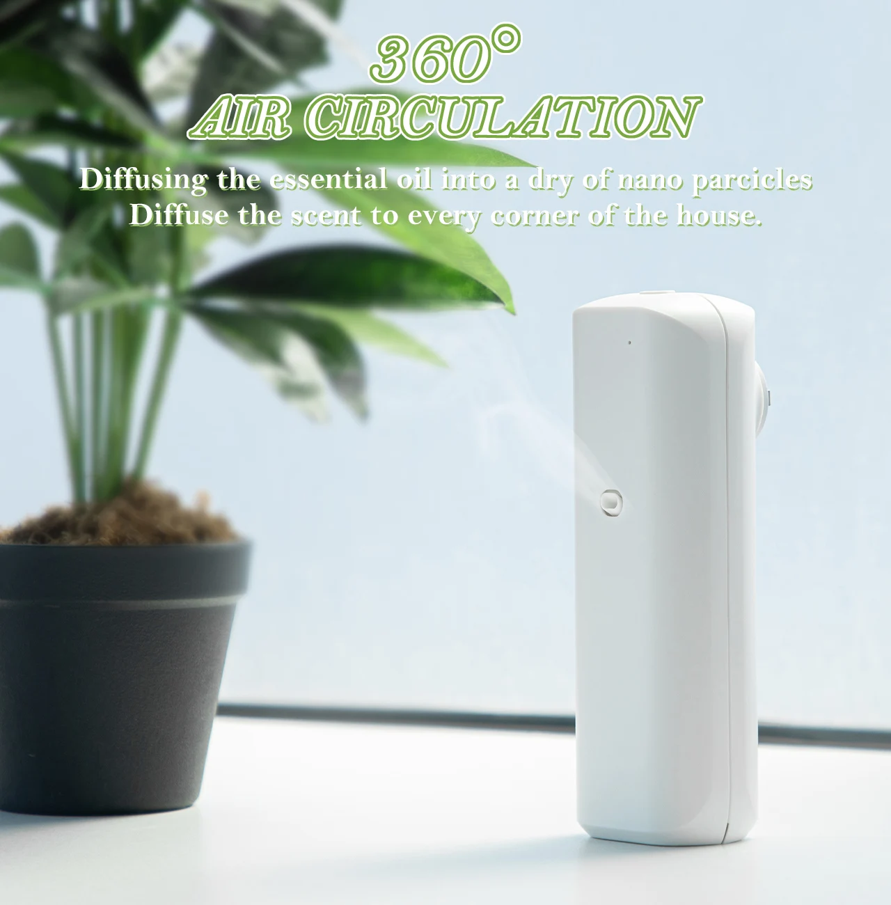 NAMSTE Small Aromatic Oil Diffuser With Bluetooth Control Socket Style ...