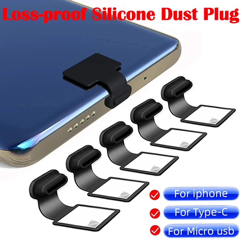 Iphone Charging Port Protector | Mobile Phone Usb Silicone Plug - Loss ...