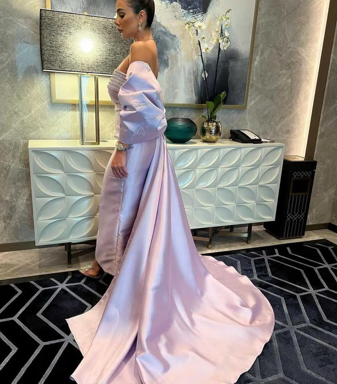 Merida-Strapless-Beaded-Elegant-Evening-Dresses-Satin-Mermaid-Floor ...