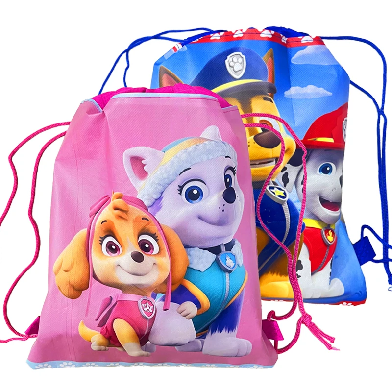 Paw-Patrol-Bag-Skye-Backpack-Drawstring-Bag-Cartoon-Dog-Children-s-Toy ...