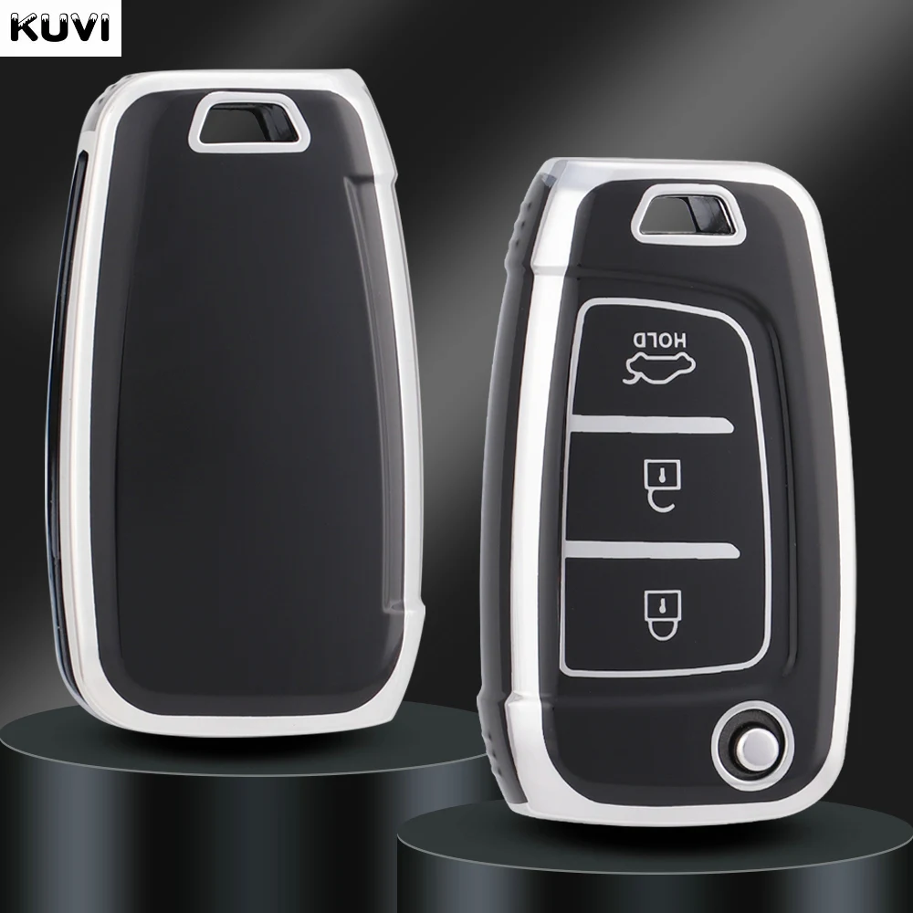 TPU-Car-Flip-Key-Case-Cover-For-Hyundai-Elantra-Solaris-Tucson-I30-I35 ...