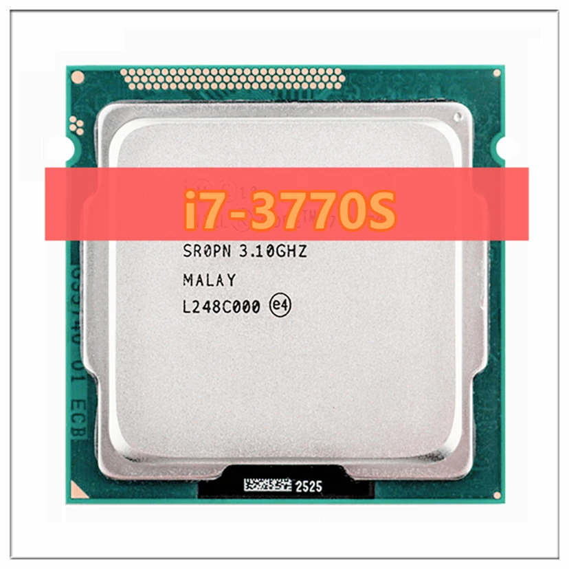 Core I7 3770S โปรเซสเซอร์ Quad-Core 3.1GHz L3 = 8M 65W ซ็อกเก็ต LGA ...