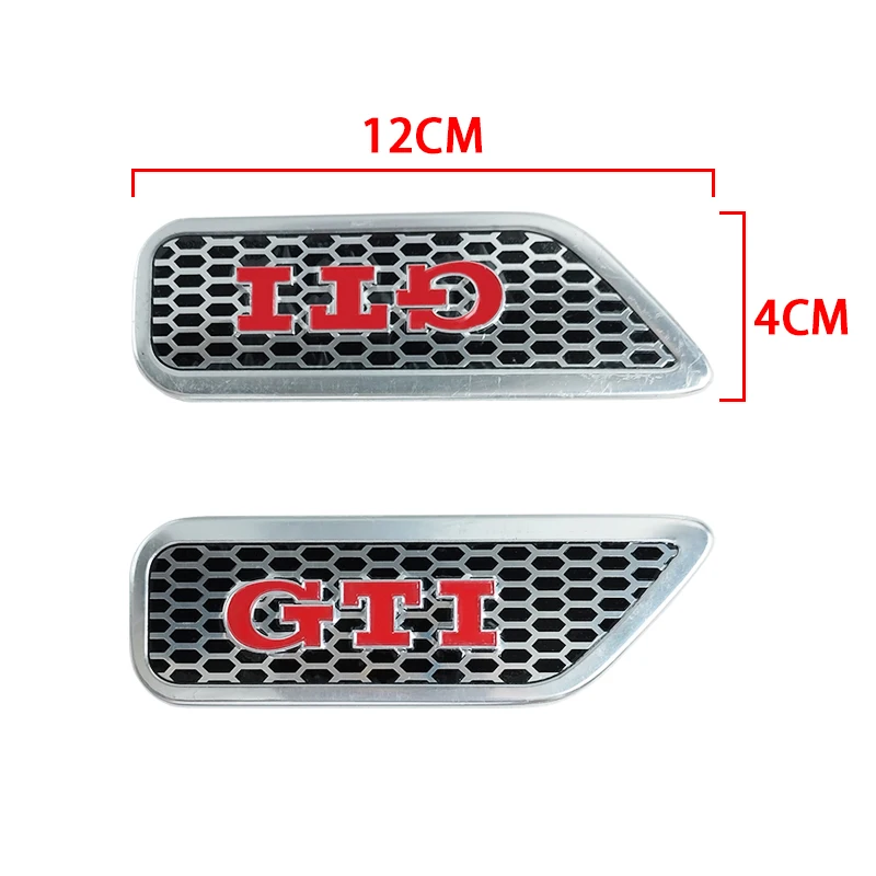 VW 2026 Hot 2Pcs 3D Aluminum Rline R Line Car Fender Wing Decal ...
