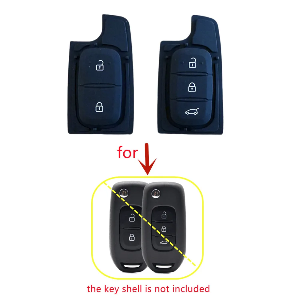 10pcs/lot 2/3 Buttons Smart Remote Car Key Shell Case For Renault ...