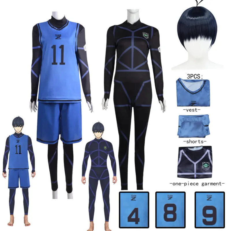 Disfraz-de-Cosplay-de-Anime-Blue-Lock-maillot-de-f-tbol-uniforme-de-pie ...