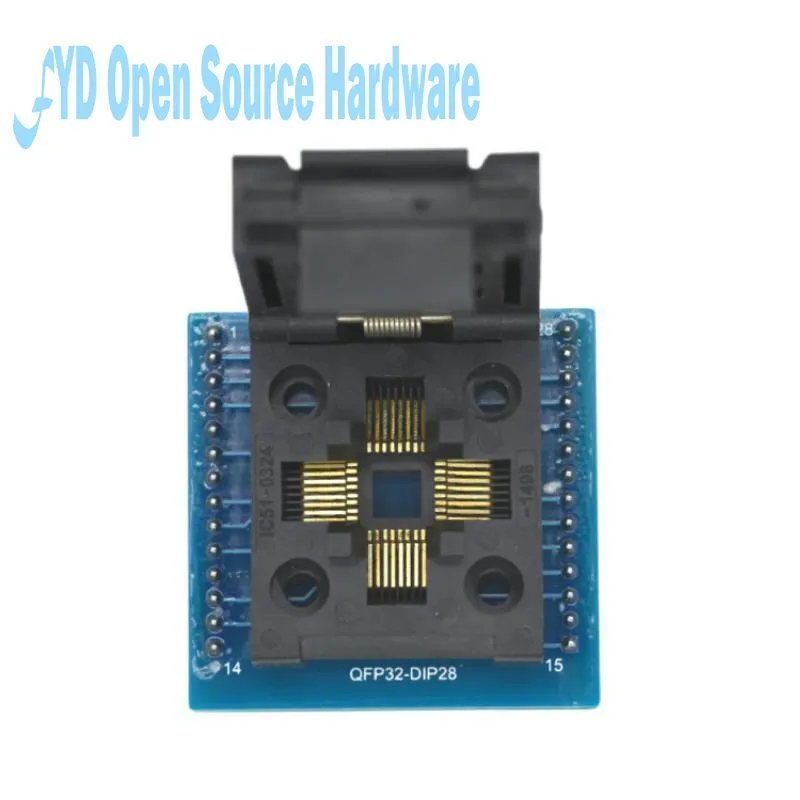 TQFP32 To DIP28 Adapter Socket LQFP32 Test Seat Support ATMEGA Series ...