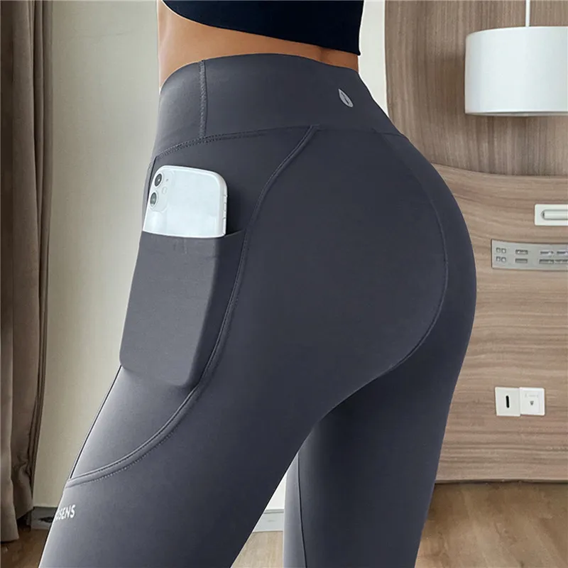 High-Waist-Shark-Sports-Pant-Women-Gym-Workout-Tights-Push-Up-Yoga ...