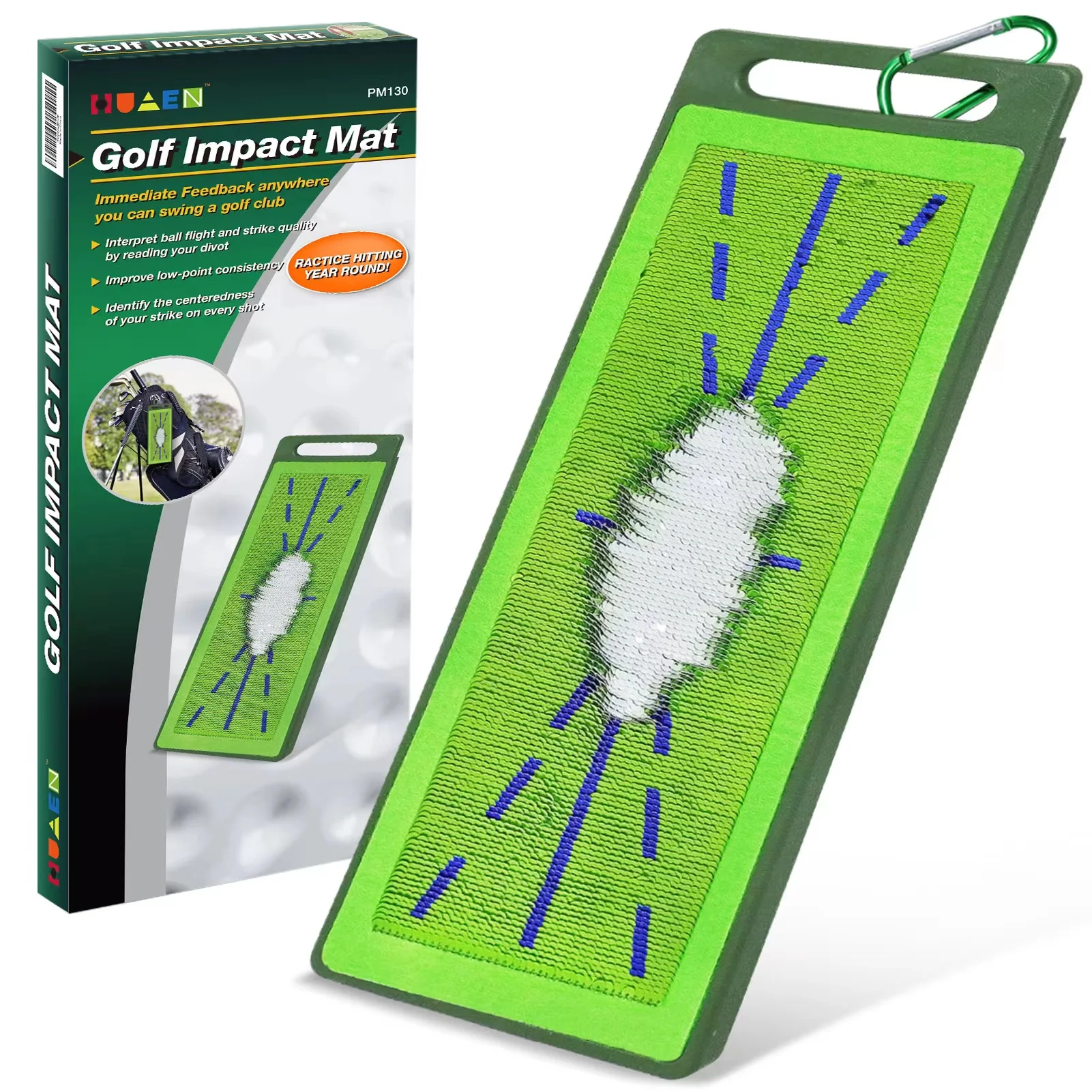 Golf-Hitting-Mat-For-Tracing-Swing-Path-Hitting-And-Chipping-Training ...