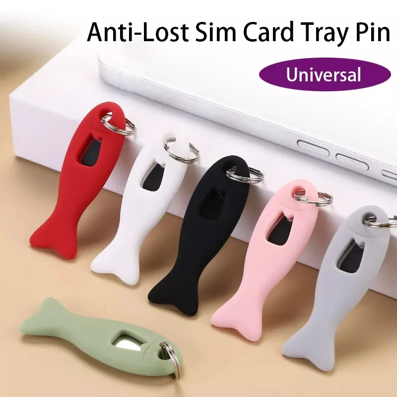 Creative-Fish-Shape-Anti-Lost-Sim-Card-Pin-Tray-for-IPhone-X-XS-XR ...