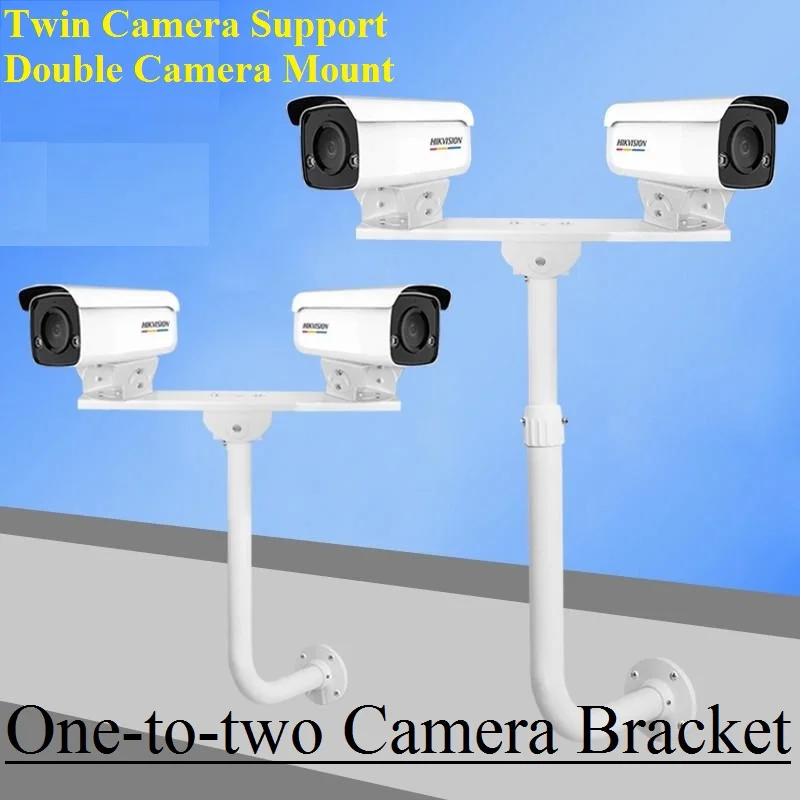 One-to-two-Camera-Bracket-Twin-Cameras-Support-Double-Cameras-Mount ...