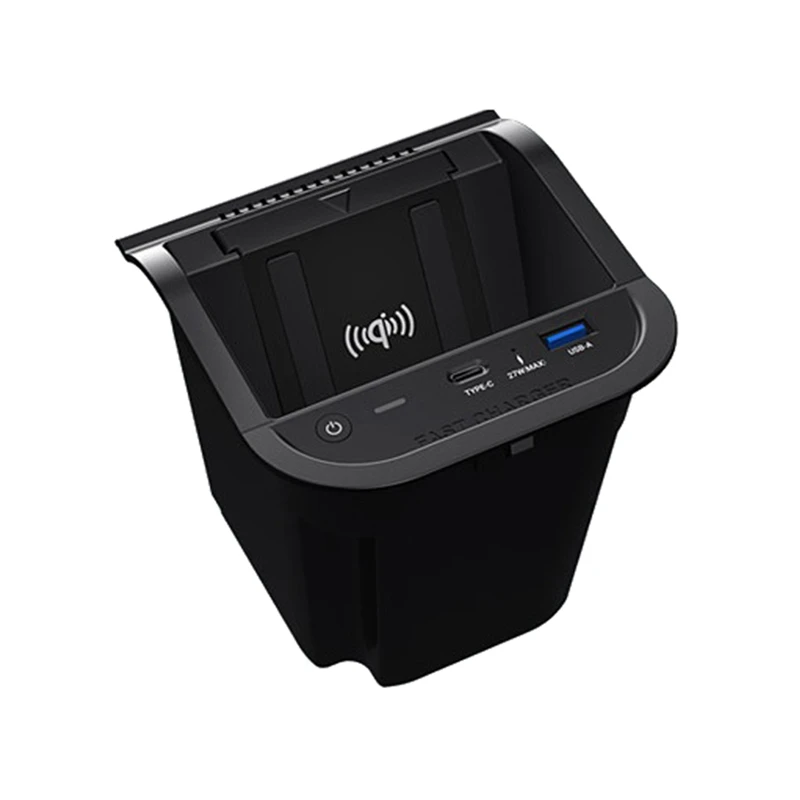 Carro-Qi-Carregador-R-pido-Sem-Fio-Telefone-Pad-De-Carregamento-Suporte ...