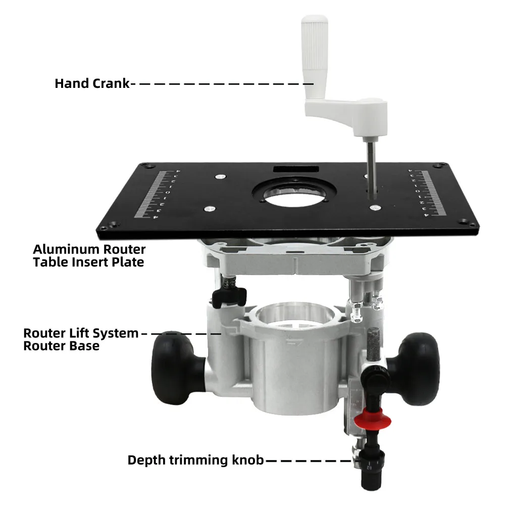 Router Lift System 65mm Universal Trimming Machine Router Lift Table ...