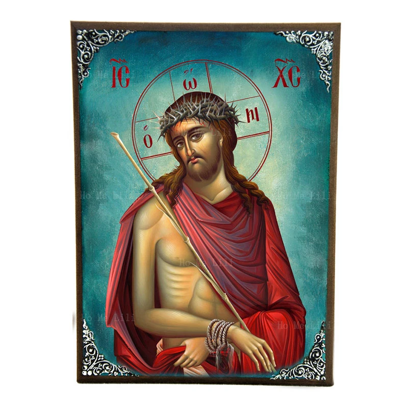 Jesus Christ Greek Orthodox Icon Of Our Lord Great High Priest ...