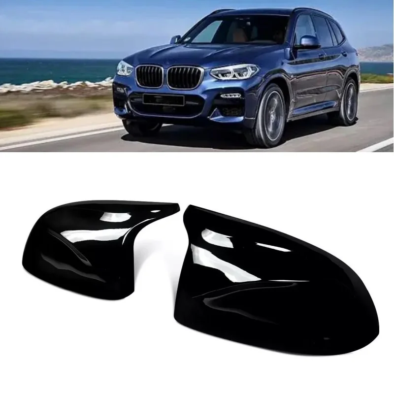 2pcs Car Side Door Rearview Side Mirror Cover Cap For BMW F15 X5 F16 X6 ...