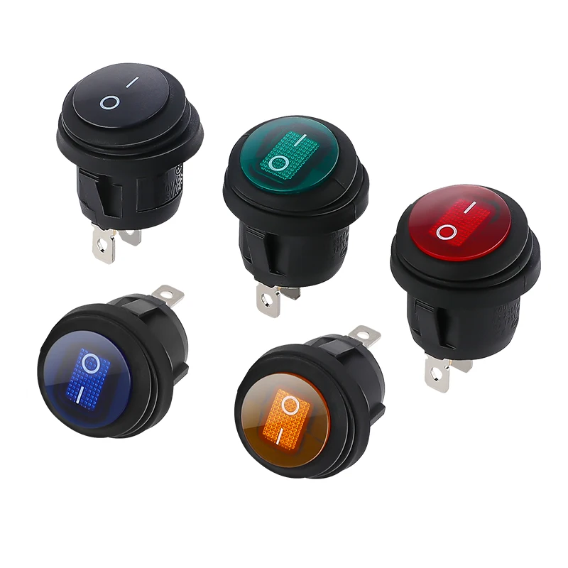 Mini-interruptor-basculante-Circular-impermeable-1-piezas-KCD1 ...